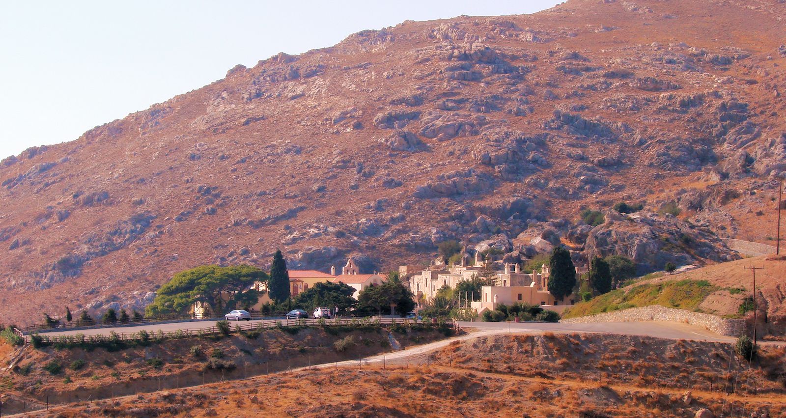 The monastery of Preveli, South Rethymno, Crete, Greece