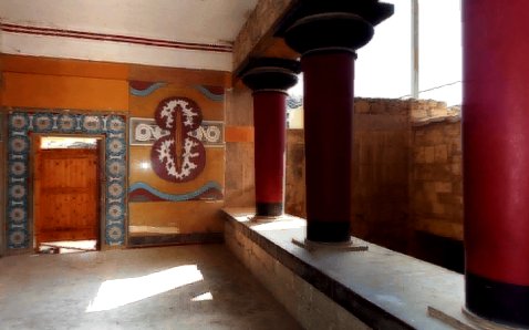 Palace Of Knossos Stairwell